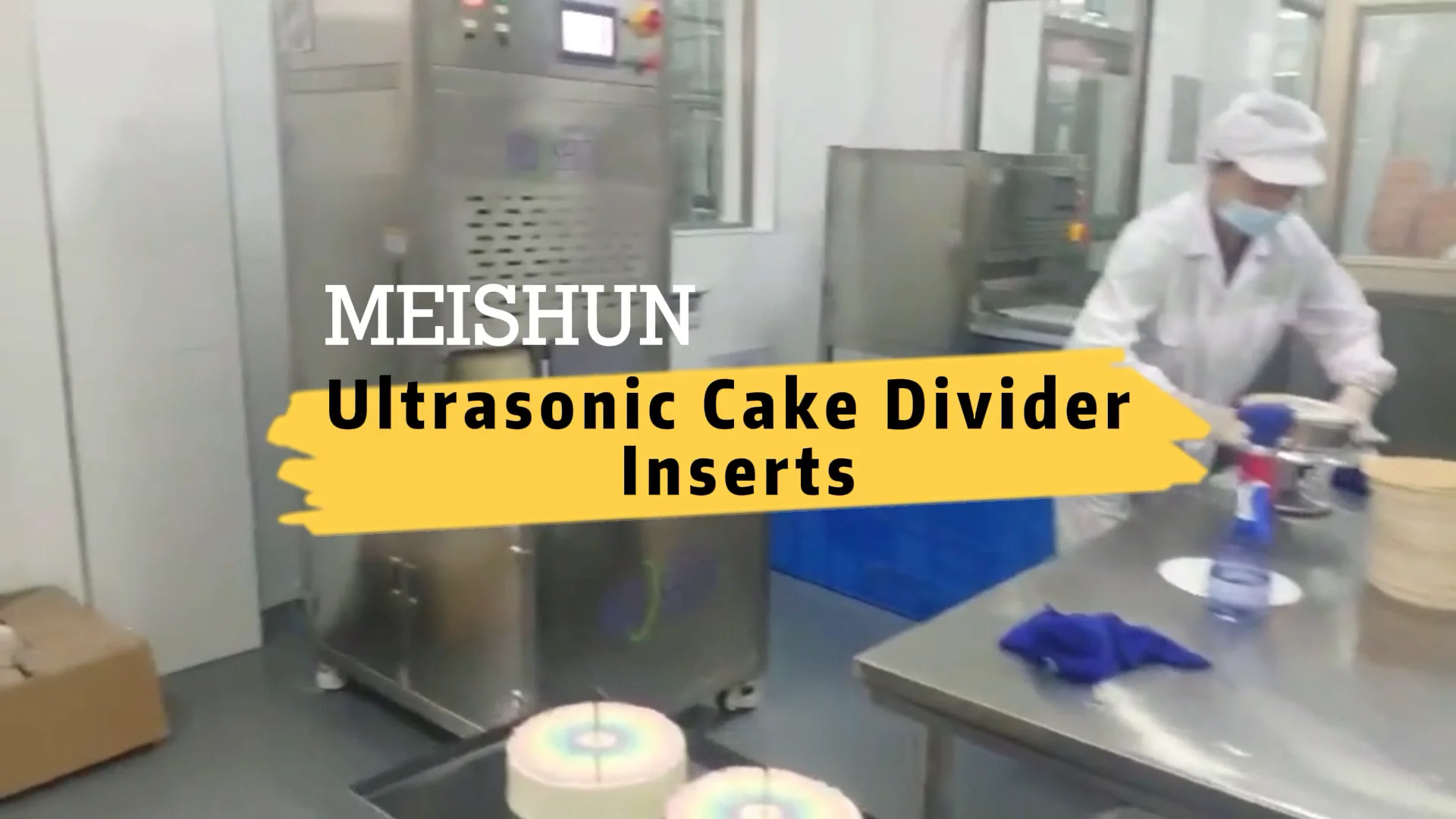 Chilled Cheesecake Cutting Machine Iced Carrot Cake Automatic Cutting ...