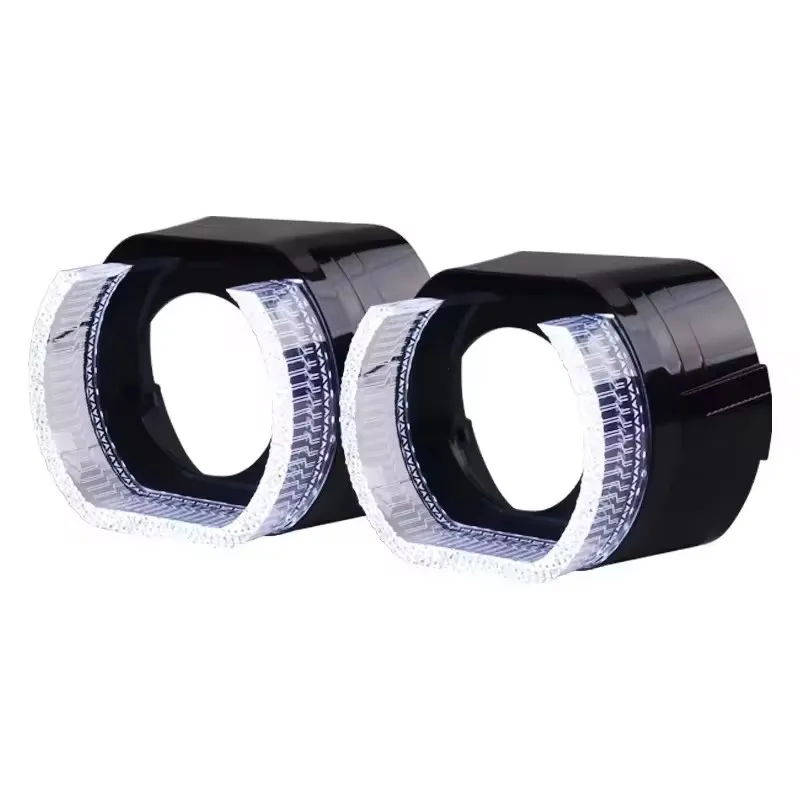 3 Inch Car Projector Lens Shrouds 5d Car Led Lens Decoration Cover 3 ...