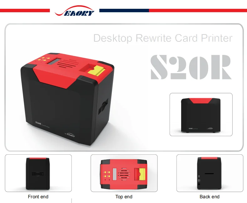 Desktop Id Card Maker Machine Rewritable Card Printer Thermochromic ...