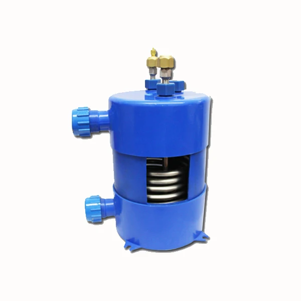 Factory price titanium coil pvc chiller shell and tube heat exchanger ...