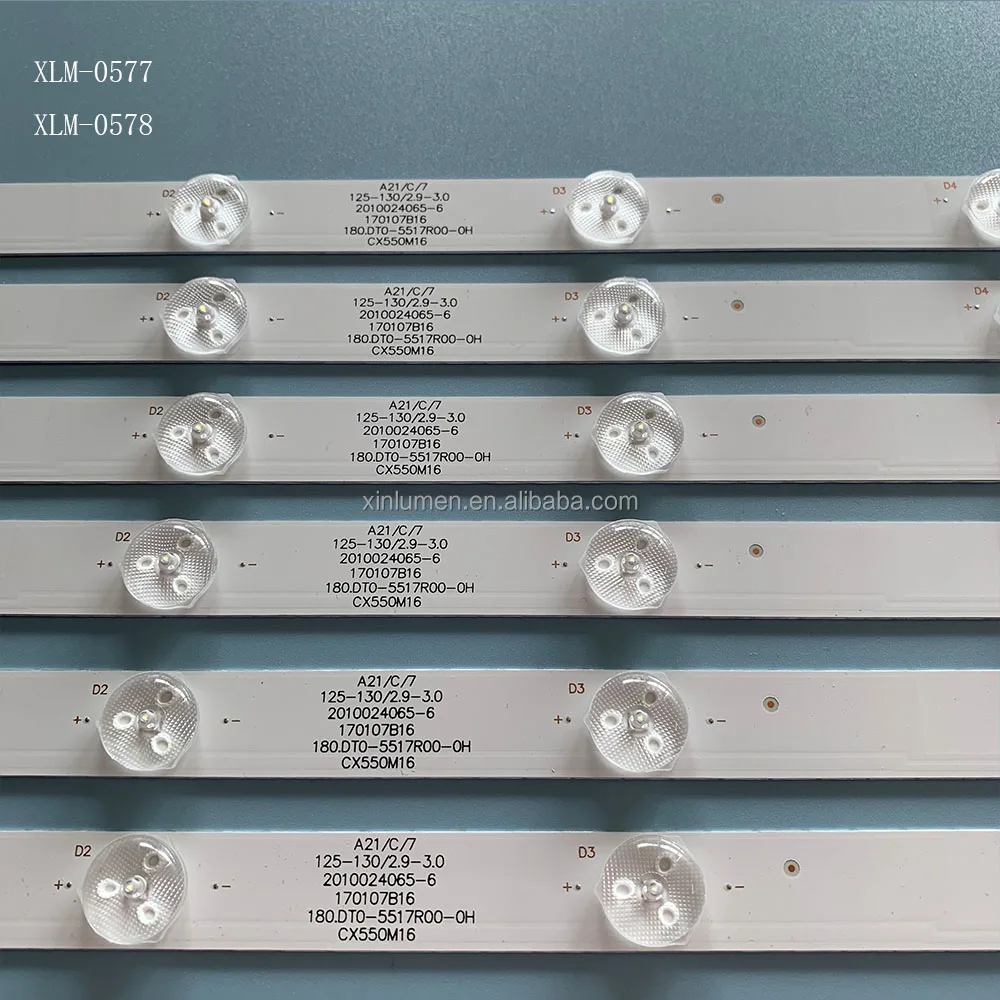 Backlight Tv For 303cx550048 55d350 Led Strip Repair (7+8)led 588mm ...