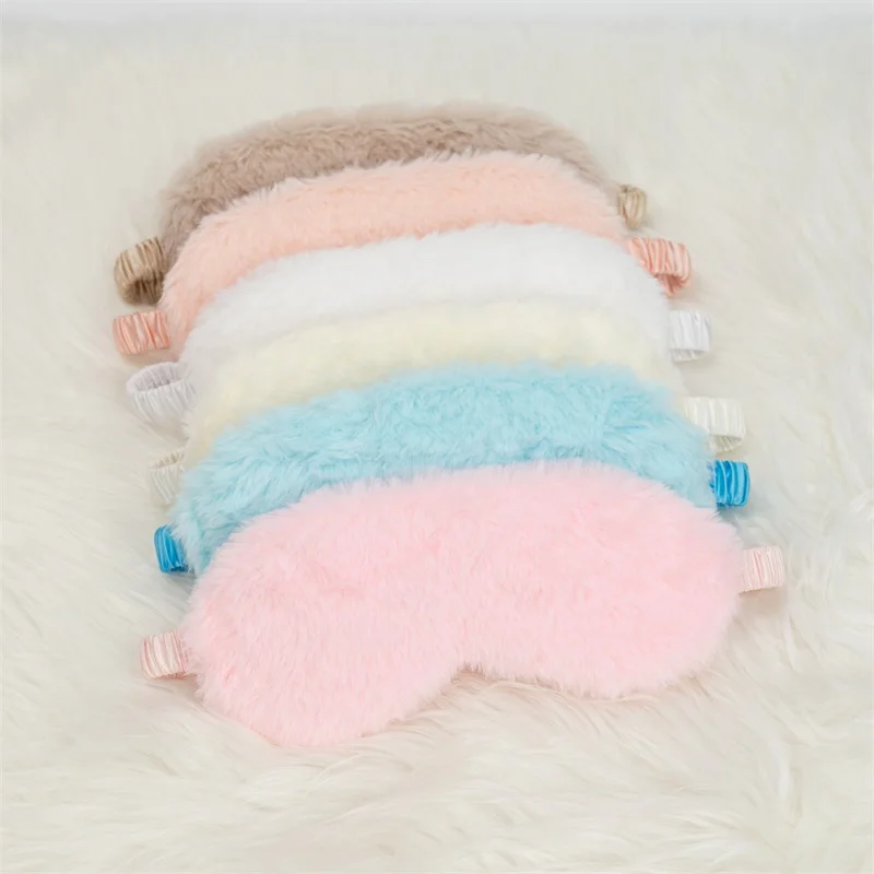 Top Quality Cartoon Eye Mask Plush Cute Comfortable Shading Sleeping ...