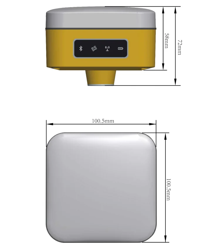 Low Cost OEM Surveying RTK Instrument GNSS Rover Base Station Receiver
