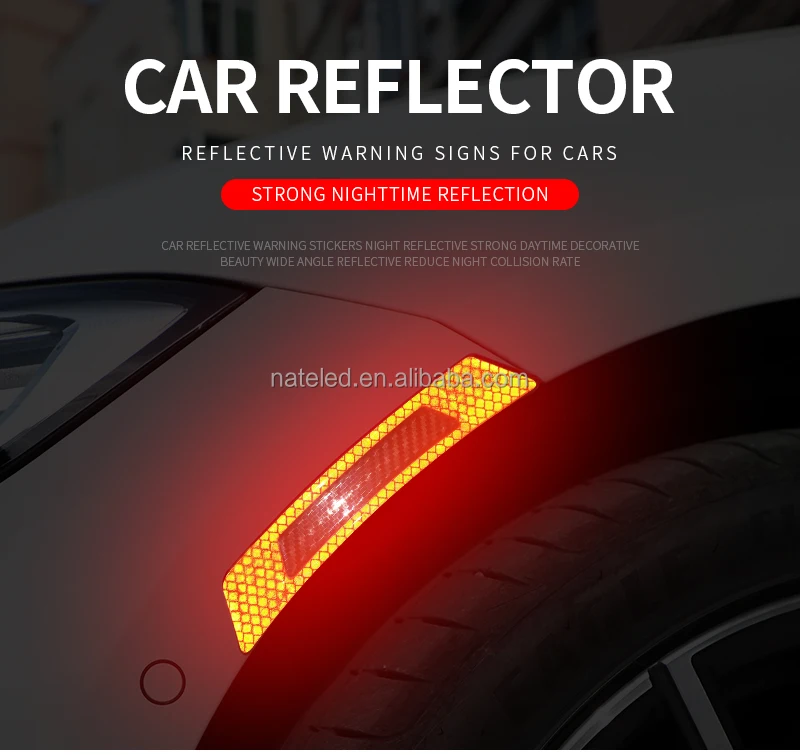 Factory Direct Sale Car Wheel Eyebrow Reflective Sticker For All Auto ...