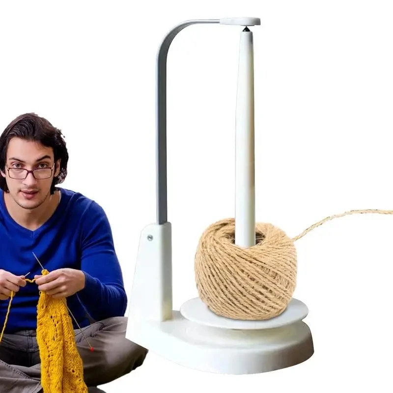 360 Degree Rotation Spinner Yarn Holder Spinning Knitting Tools Crochet ...