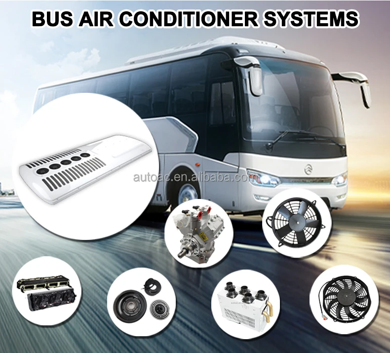 Roof Mount Ev Intercity Coach Bus Ac Van Ac Travellers Buses School Bus ...