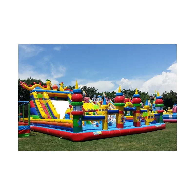 outdoor giant inflatable playground equipment 17x11x8m, funcity ...