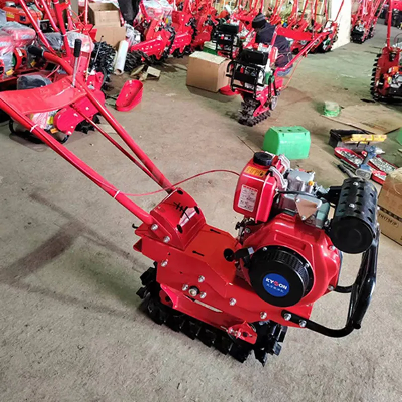 Small Plough Machine Cultivator Gasoline and Diesel Engine Mini Self ...