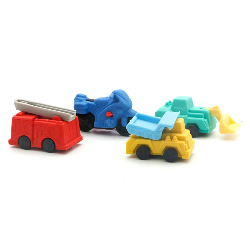 Soododo Stationery School Supplies Traffic Car Boy's Toy Eraser Cute ...
