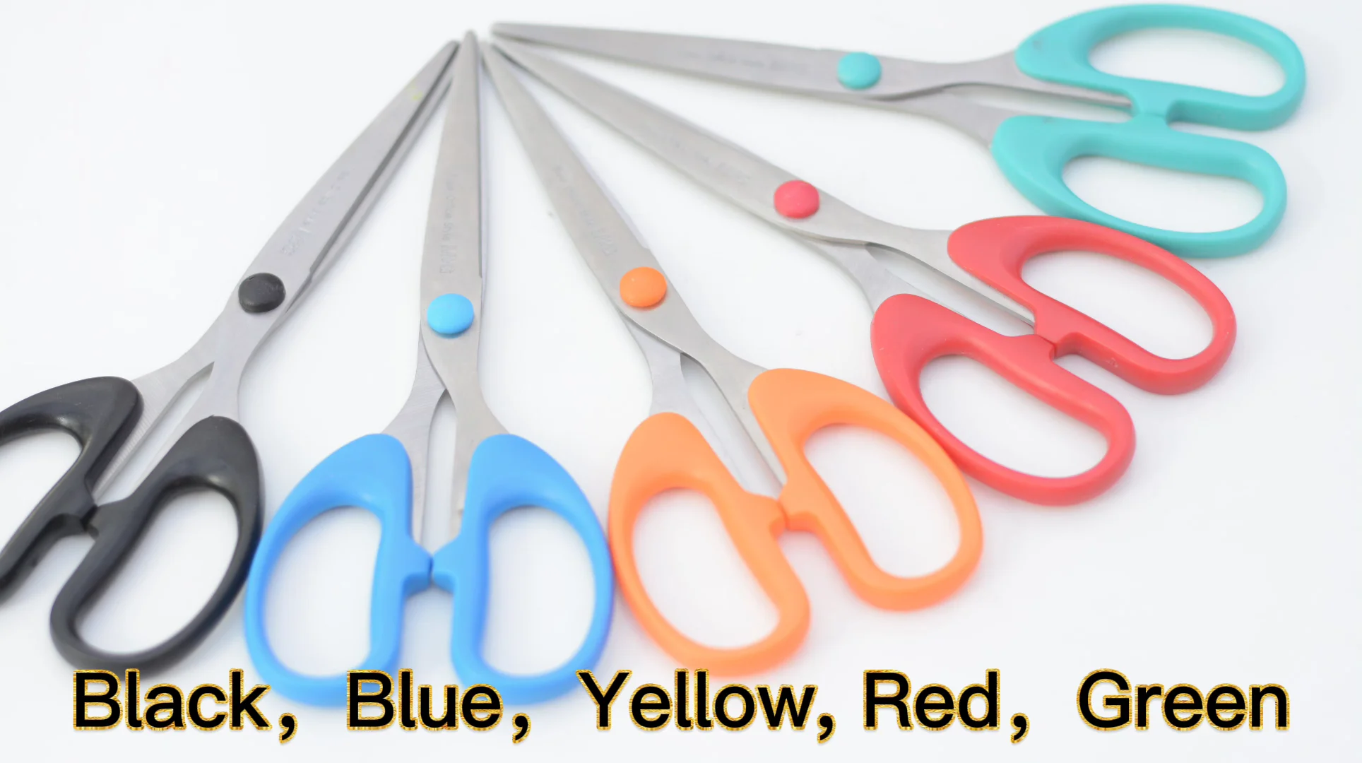 M&g Very Sharp Hard Steel Scissors Bent Handle Scissors 215mm Office ...