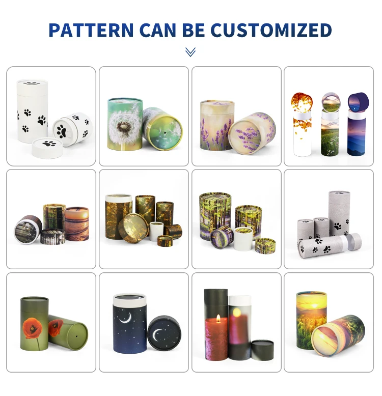 Wholesale Customized Biodegradable Animal Paw Printed Cremation Pet Urn ...