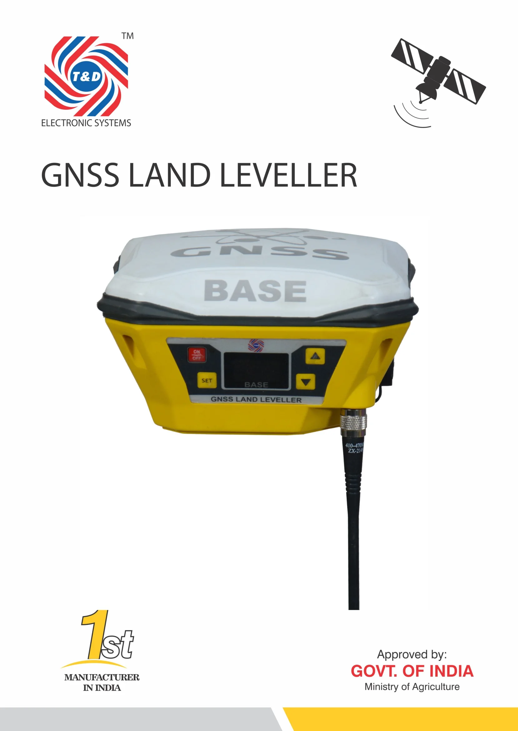 Easy Level Alignmnet Gnss Gps Land Leveler From Indian Exporter And ...