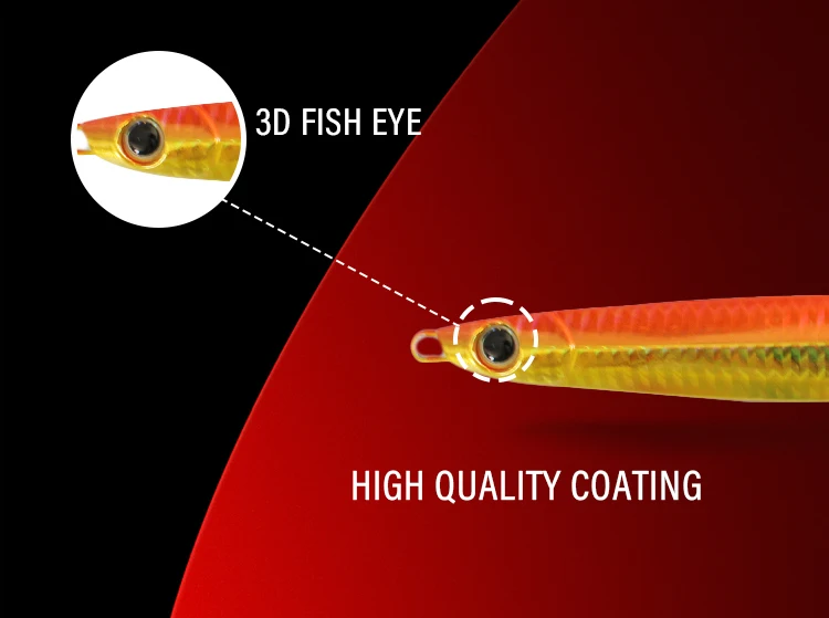 Jigbass New Laser Reflective Fast Sinking Lead Fish Salt Water Sea ...