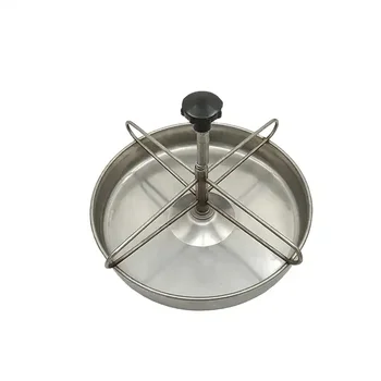 Stainless Steel Piglet Feeding Trough Pan Drinking Bowl With Metal ...