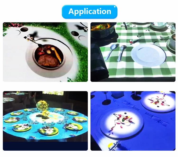 Indoor Immersive Experience - Projection Interactive Dining Table