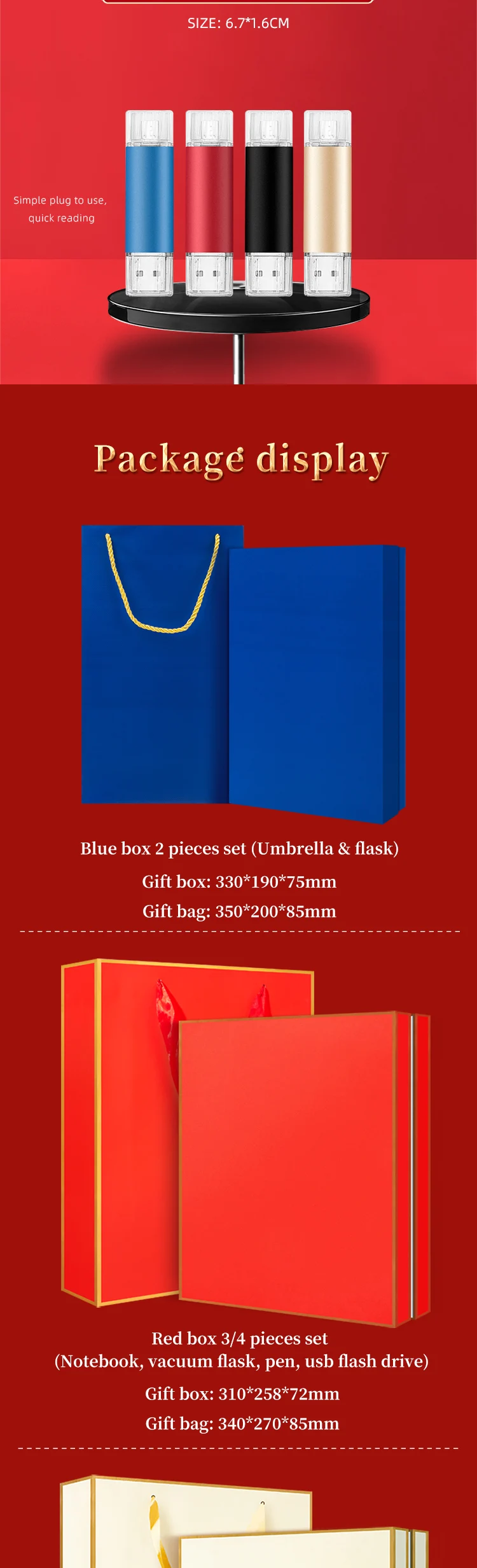 Customized Company Event Gifts Notebook Gift Box 8 Pieces Set ...