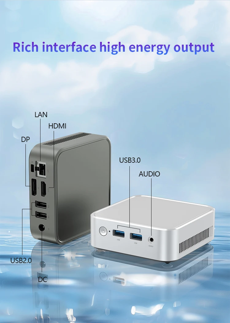 Mini Gaming PC with Windows11 Pro - 4K Dual Wifi Business