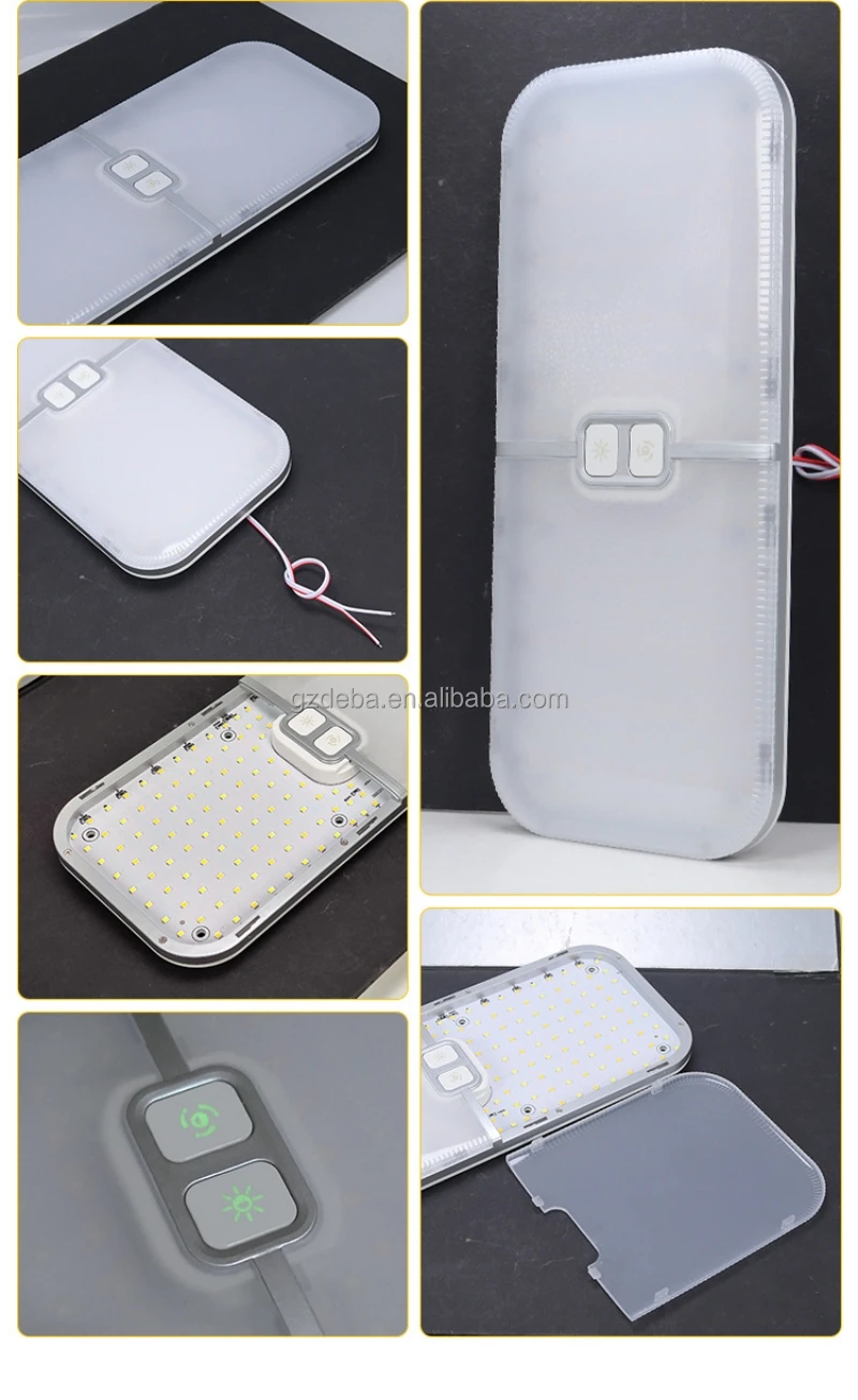 Led Dome Light Ceiling Lamp For Bus With Switch Caravan Accessories For ...