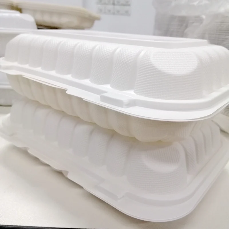 Sturdy PP Clamshell Takeout Boxes - Hinged to-Go Containers