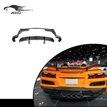 Carbon Fiber Body Parts Rear Diffuser Universal For 2023-2024 Chevrolet ...
