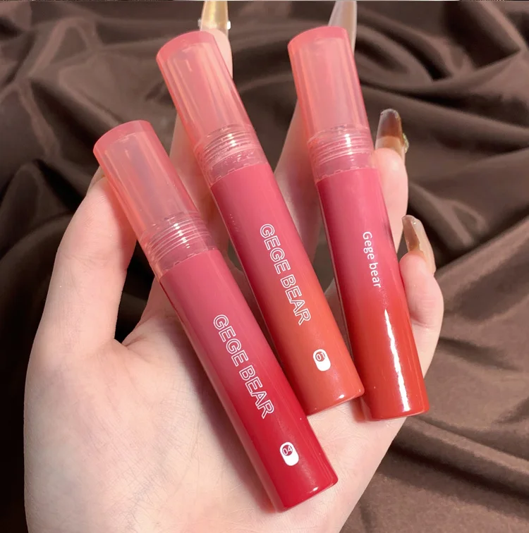 Gege Bear Velvet Mattes Soft Lip Glaze Moisturizing Easy To Color Lip ...