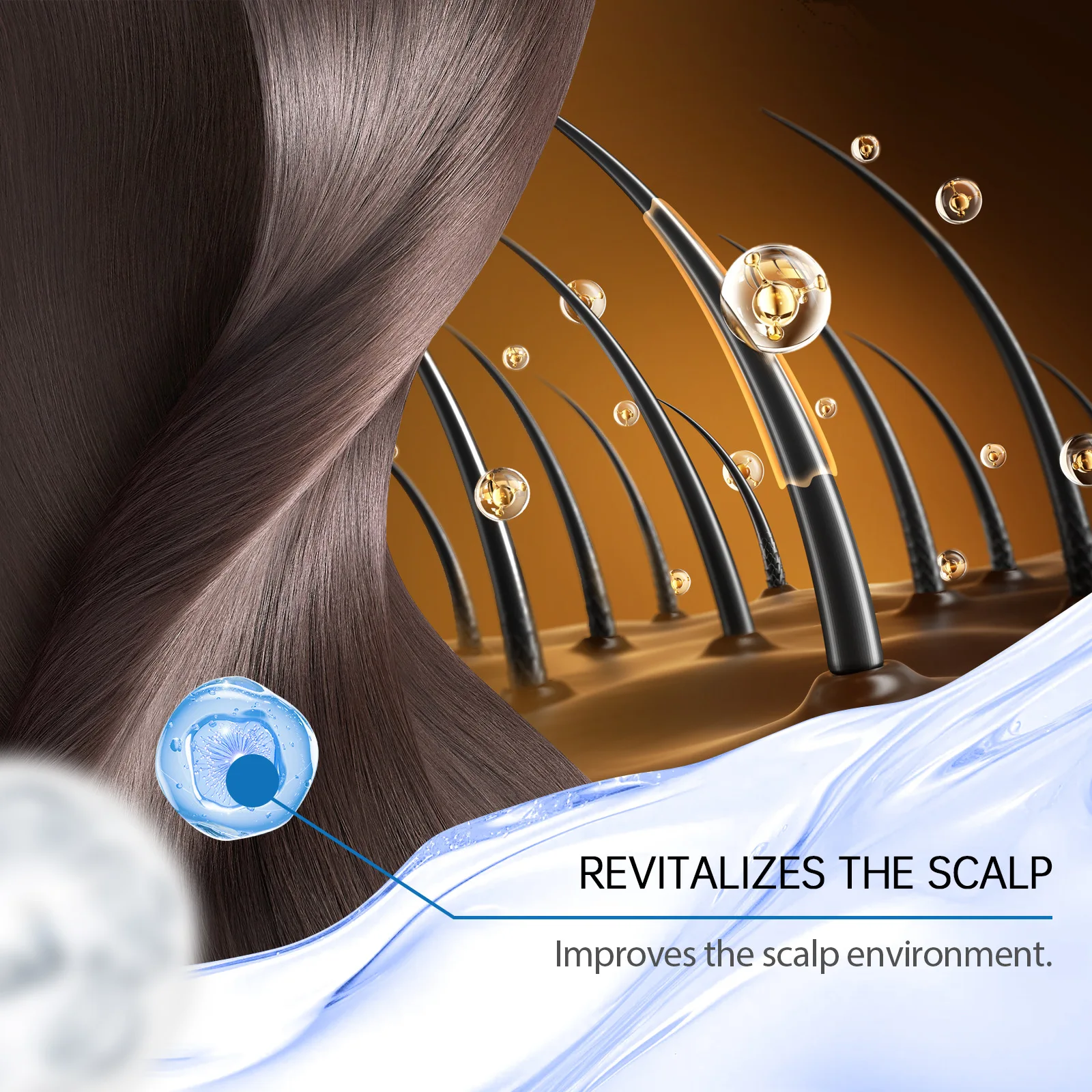 Hair Repair Oil - Nourishing Serum Roll-on for Moisturizing