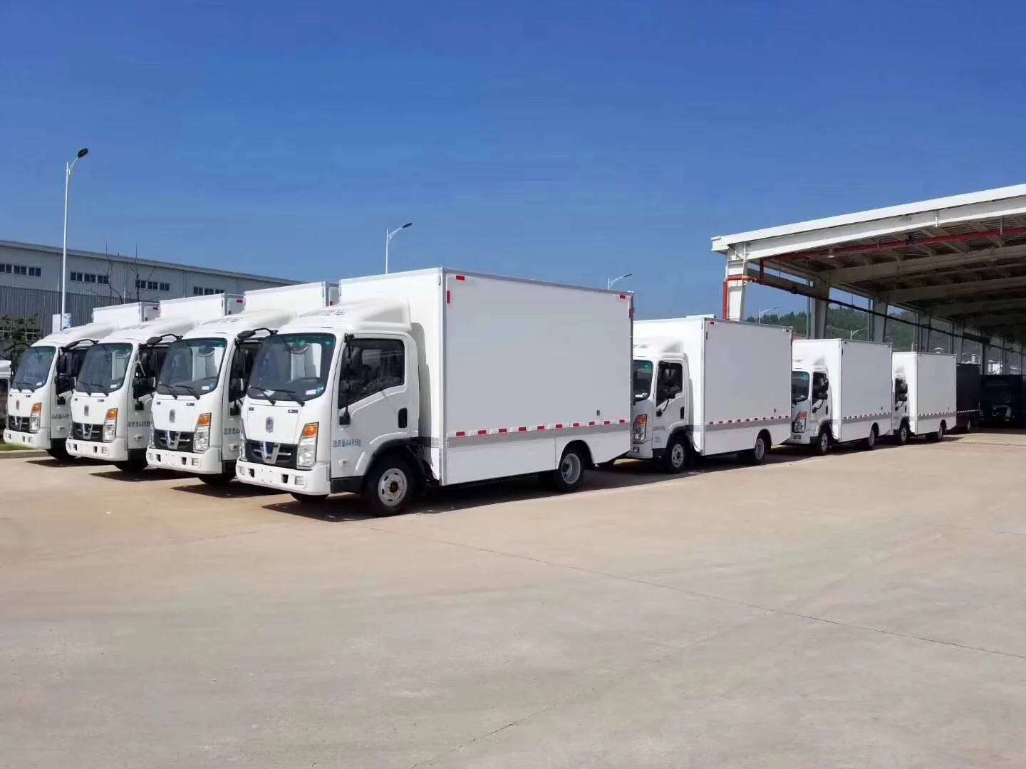 Ckd Cargo Dry Van Box Truck Body/ Cargo Van Truck/ckd Refrigerated ...