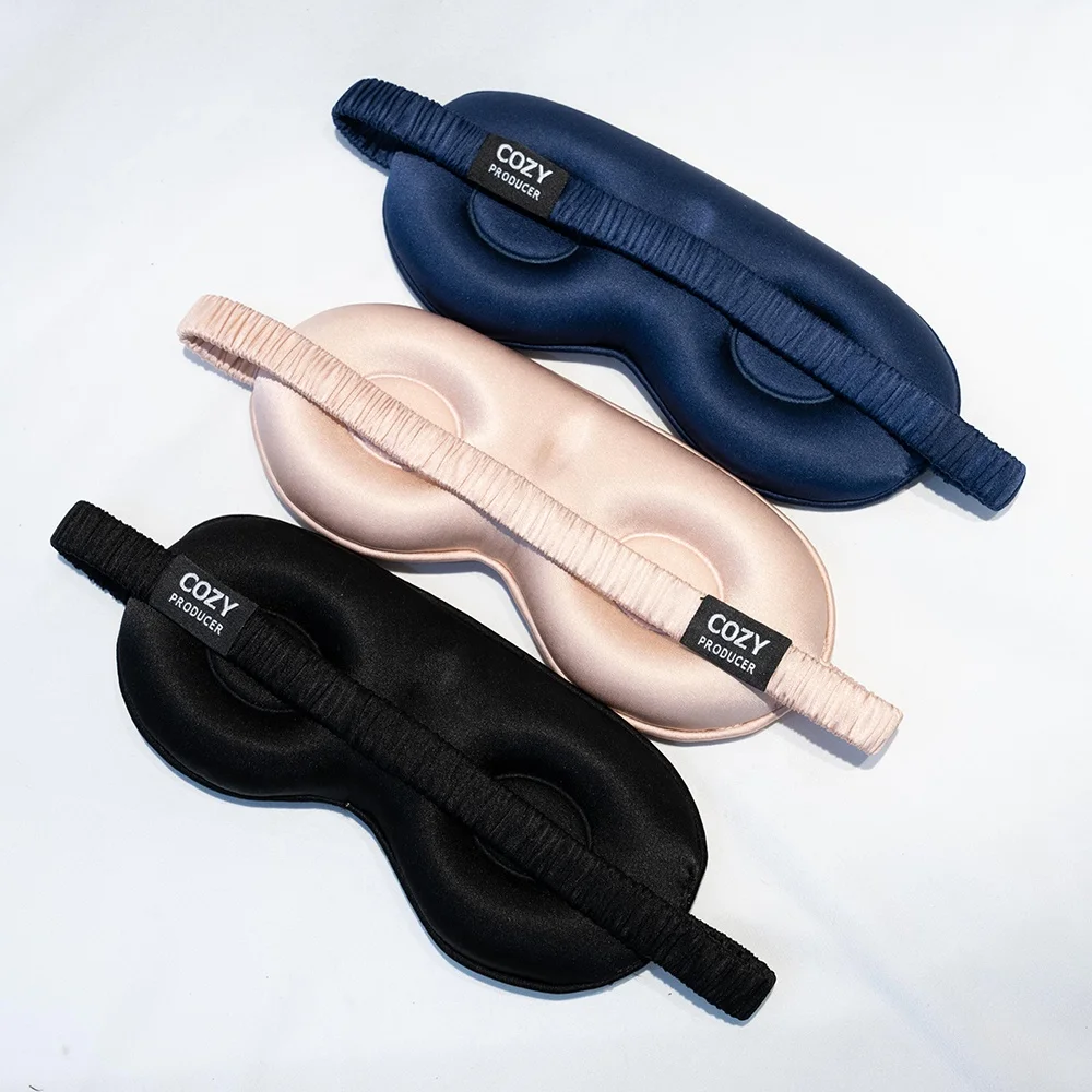 Luxury Pink 22mm Pure Silk 3d Lashes Sleeping Eye Mask Fashion ...