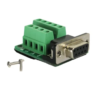 Aismartlink Db9 Breakout Connector Rs232 Serial 9 Pin Connector Db9 ...