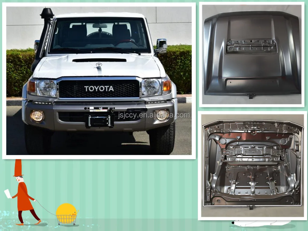 Spare Body Parts Auto Metal Body Parts Engine Hood Cover Bonnet Capot ...