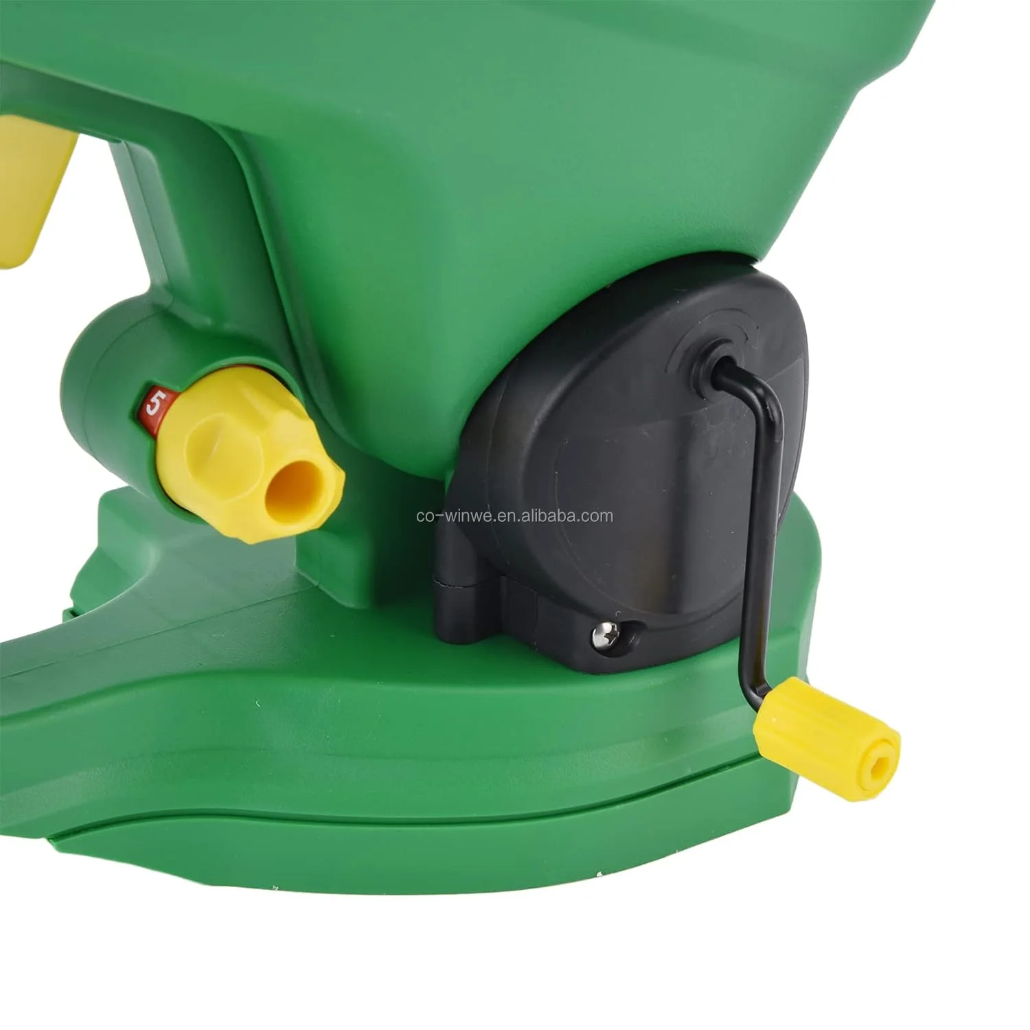 1.5l Hand Held Seed Spreader Gardening Small Manual Spreader Seed Lawn Portable 5 Gear ...