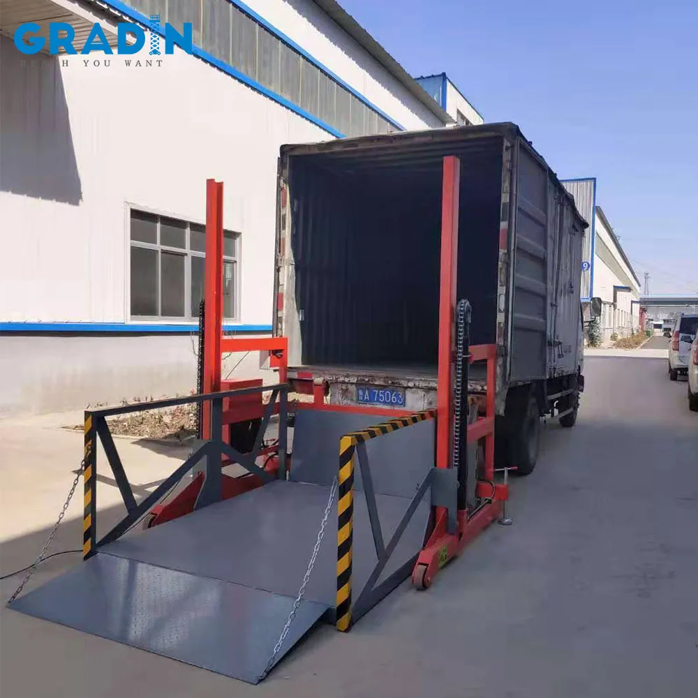 Dock Liftp Container Vertical Unloading Platform Movable Hydraulic ...