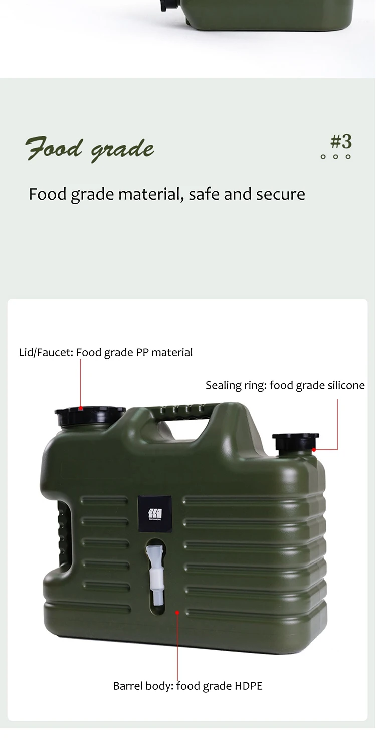 Outdoor Multifunctional Water Storage Tank Portable Camping Water ...