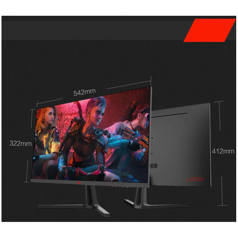 Hkc Sg241 165hz Hd Monitor 24-inch Desktop Computer Gaming Lcd Monitor ...