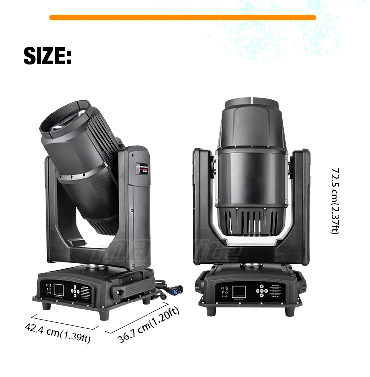 Marslite Outdoor Event 380W Waterproof Moving Head Beam Pro IP65