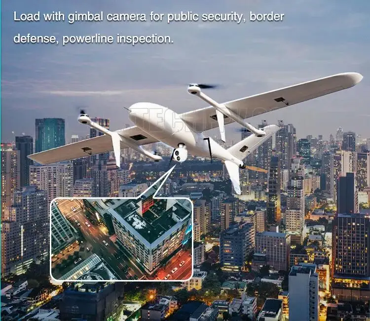 Foxtech Ayk-350 Long Range 5-10kg Heavy Payload Fixed Wing Load Cargo ...