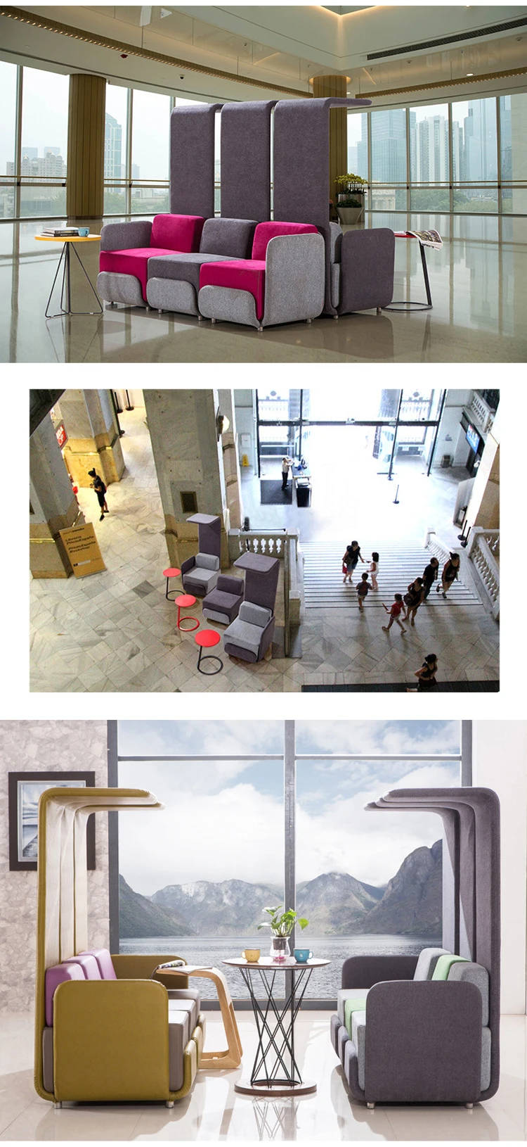 Modern Sofa Set Simple Design Sofa Furniture Area Reception Combination ...