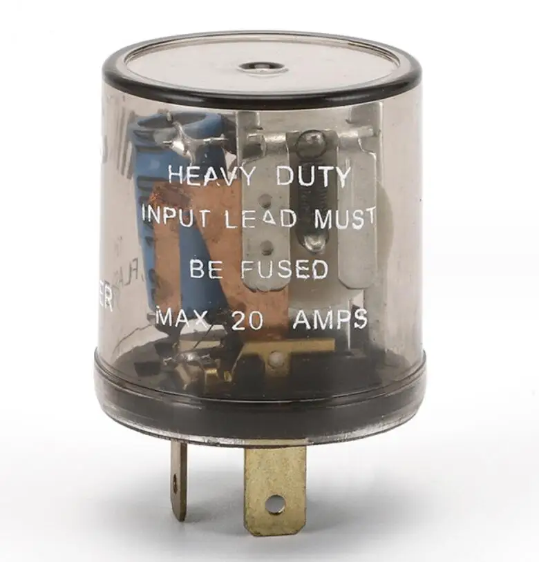 Automotive 12v Round Flasher Relays 2 Pin Led Turn Signal Light ...