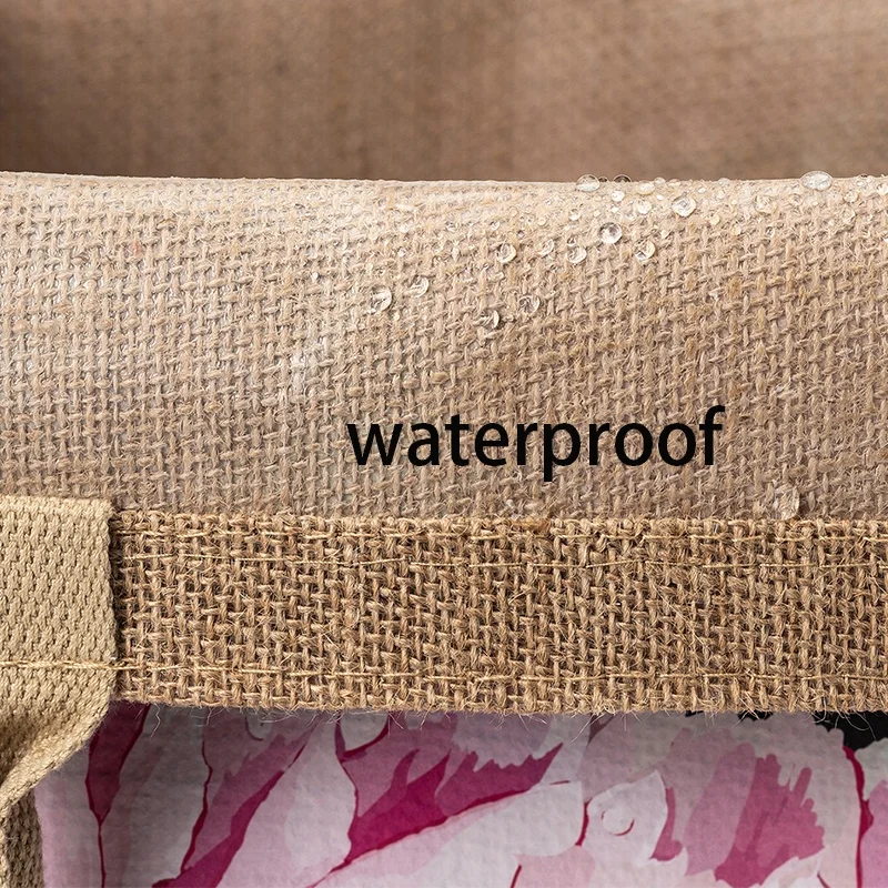 Wholesale Customized Floral Printed Large Natural Eco Friendly Coated ...