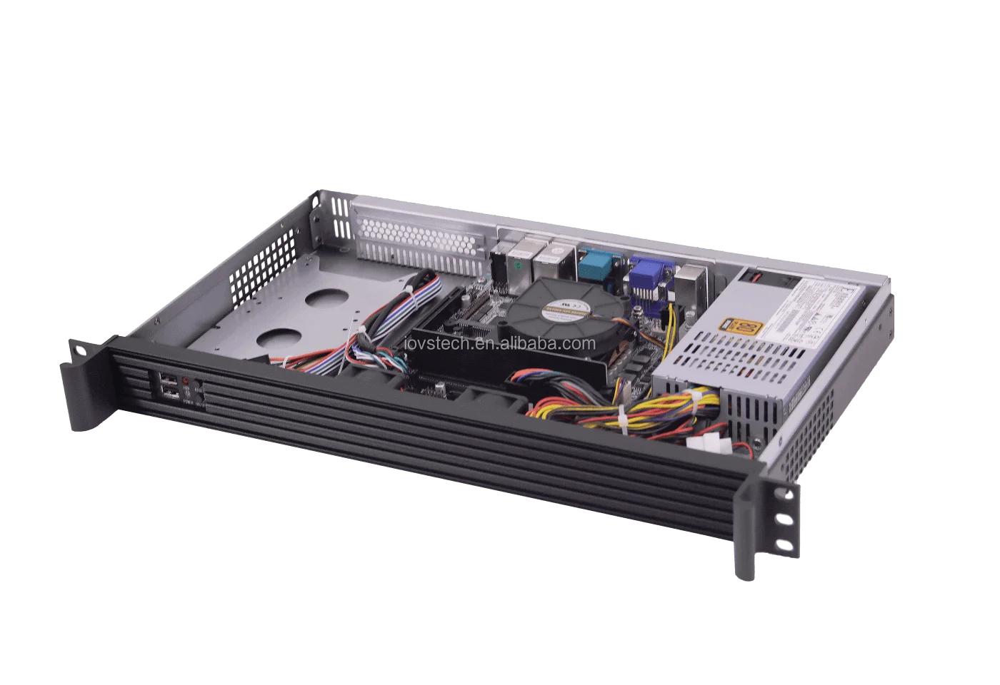 Compact 1U Rack Mount Server Case RX1250 - Iovstech