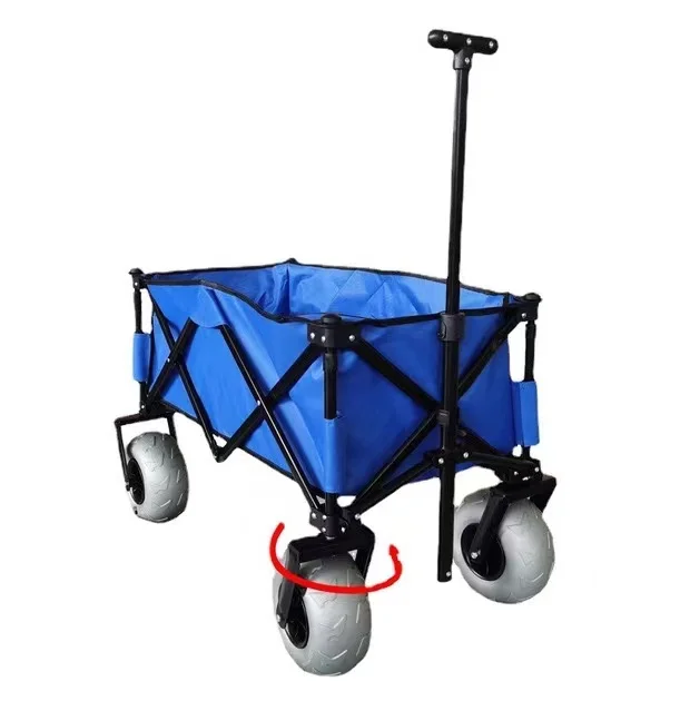 Uni-Silent Collapsible Heavy Duty Hand Folding Utility Carry Wagon ...