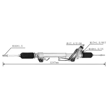 Hydraulic Power Power Steering Rack Oem 44200-60230 44200-60221 44200 ...