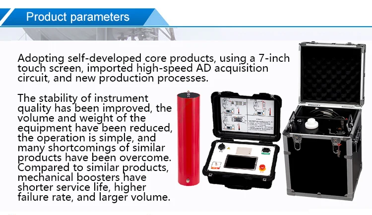 40kv Vlf Hipot Tester Ac Vlf Test Equipment For Breakdown Cable ...