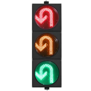 400mm Arrow Traffic Light Led U-turn Traffic Signal Lights For Road ...