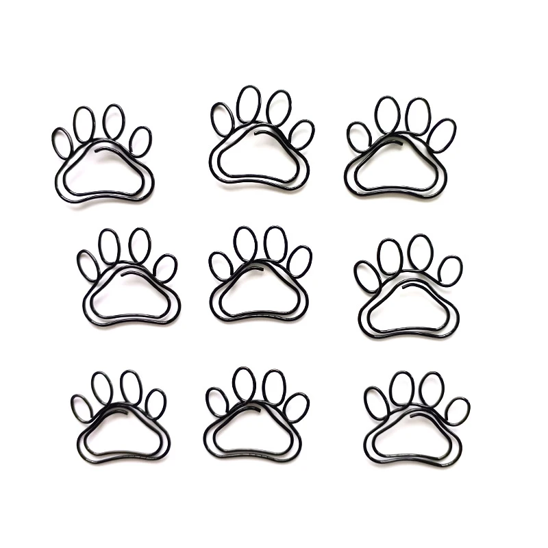 Creative Cartoon Color Cat Paw Paper Clips For Office Supplies And ...