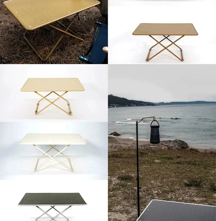 Ldc Folding Dining Table Metal Rectangular Table Small Tea Table - Buy ...