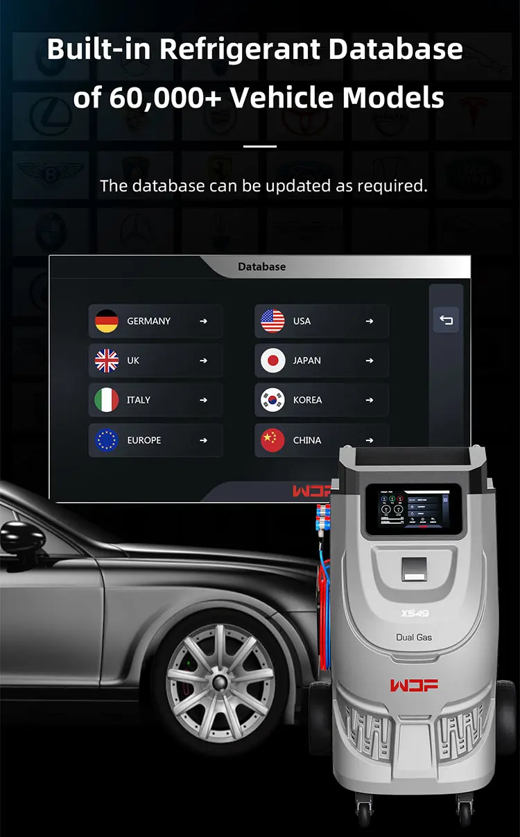 X549 Dual Gas AC Service Unit - Efficient & Reliable