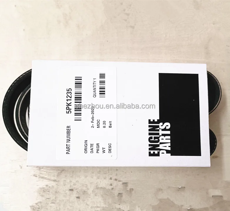 Foton ISG Diesel Engine Parts V Ribbed Fan Belt 3694083 3694083F ...