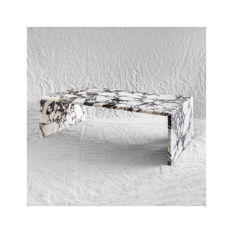 Shop Our Italian Marble Calacatta Viola Plinth Coffee Table