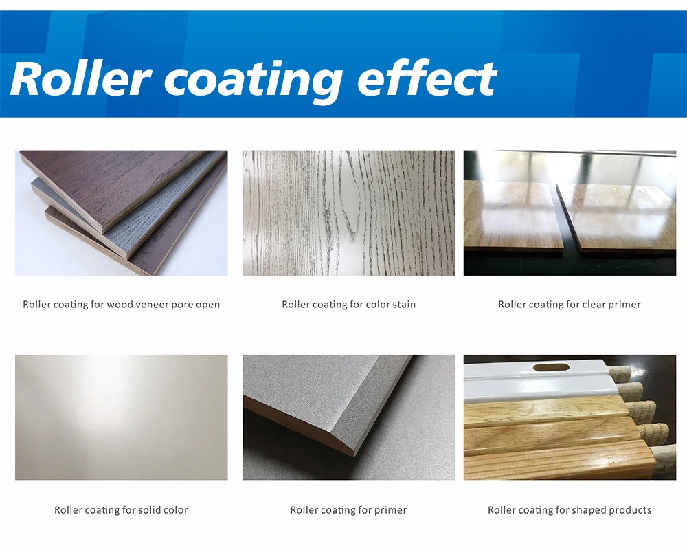Plywood Surface Uv Paint Roller Coating Line Paint Coating Equipment ...